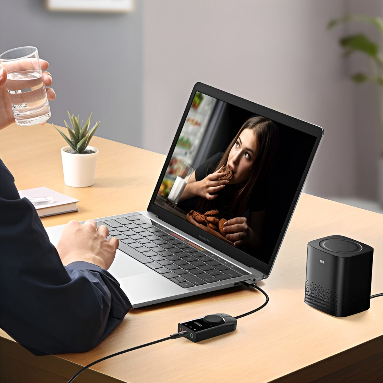 UGREEN CM129-40964 USB-A to 3.5mm External Stereo Sound Adapter - Blac