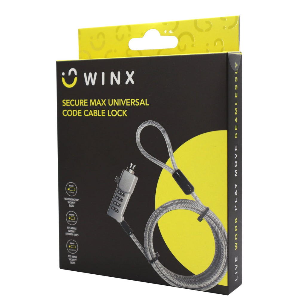 WINX Secure Max Universal Code Cable Lock